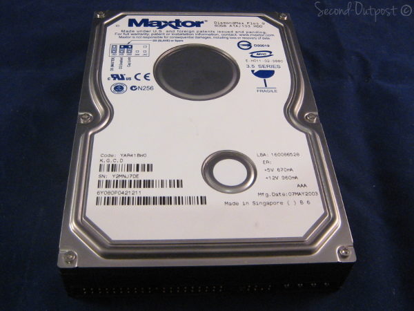 DiamondMax Plus 9 Maxtor 80GB UDMA/133 7200RPM 2MB IDE HD